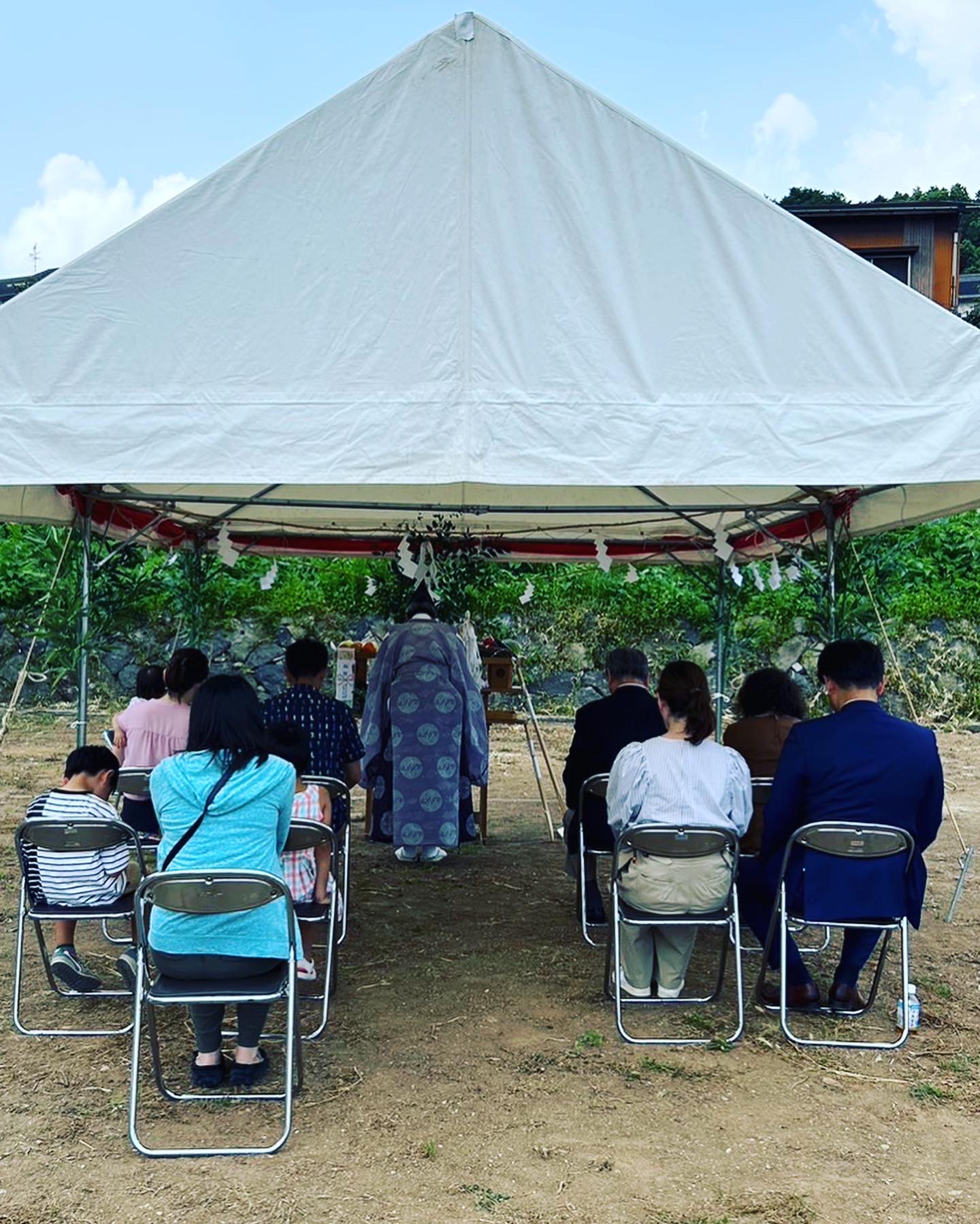 地鎮祭に初参加！ | 佐世保市二世帯住宅・多世帯住宅｜HALC Design ハルクデザイン